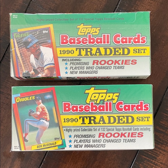 Topps | Toys | Topps Baseball Cards 99 Traded Set Green And Red | Poshmark